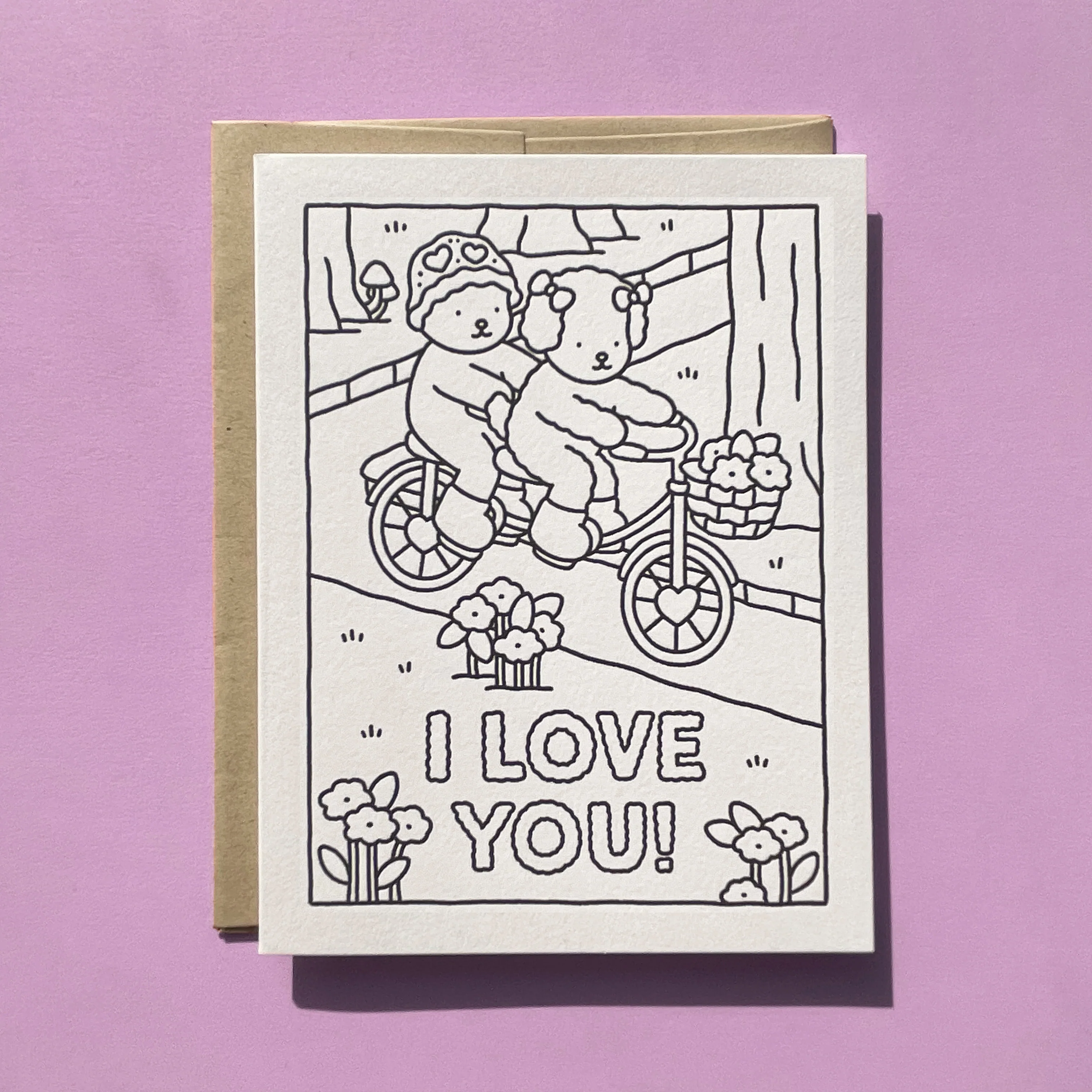 I Love You! Coloring Card - Bobbie Goods
